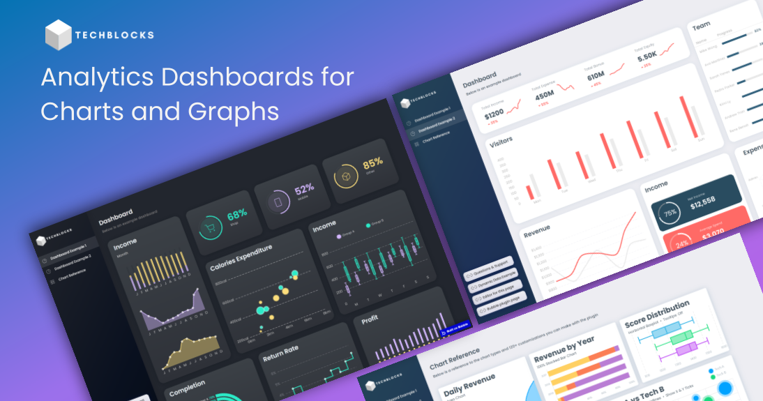 Analytics Dashboard for Charts Template | Bubble