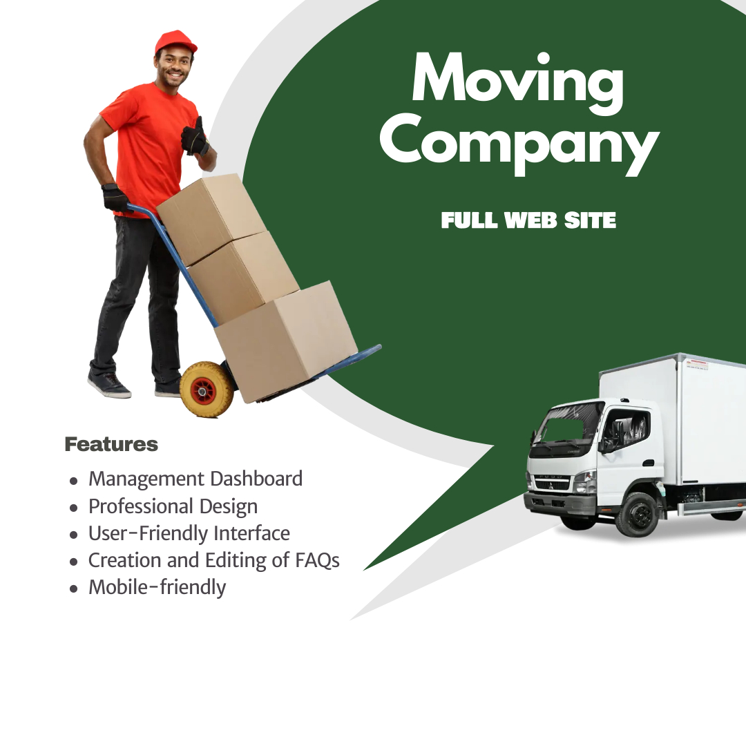 Moving Company Template | Bubble