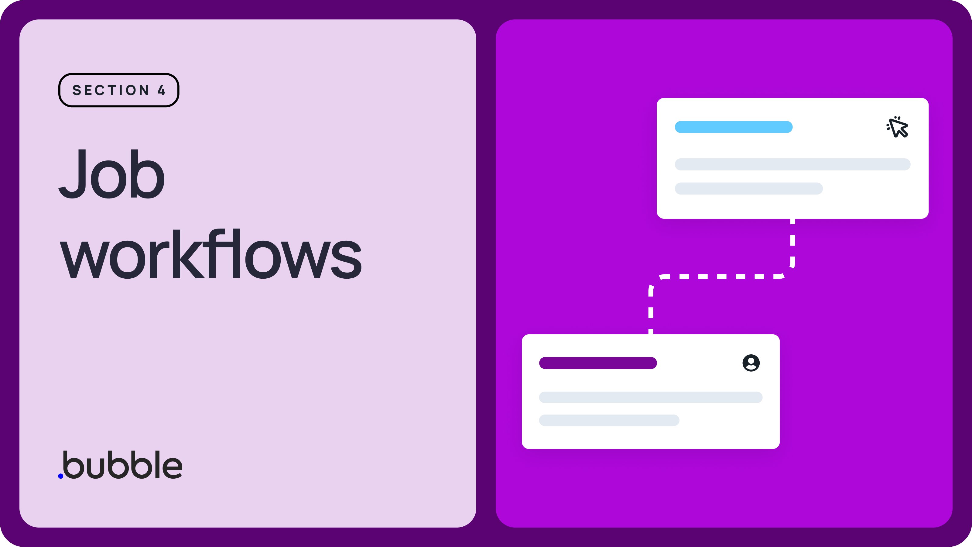 Job workflows | Bubble