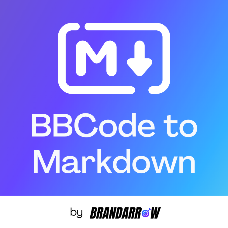 BBCode to Markdown Plugin | Bubble
