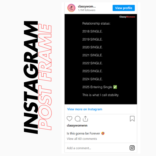 Instagram Post Frame Plugin | Bubble
