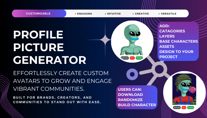 Profile Picture Generator Template | Bubble