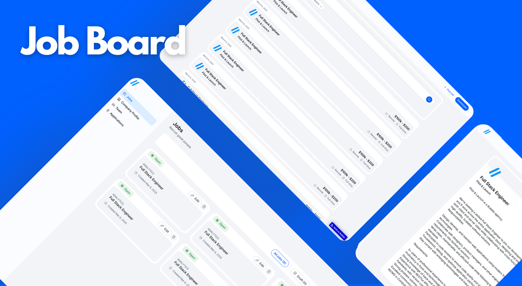 Job Board Template | Bubble