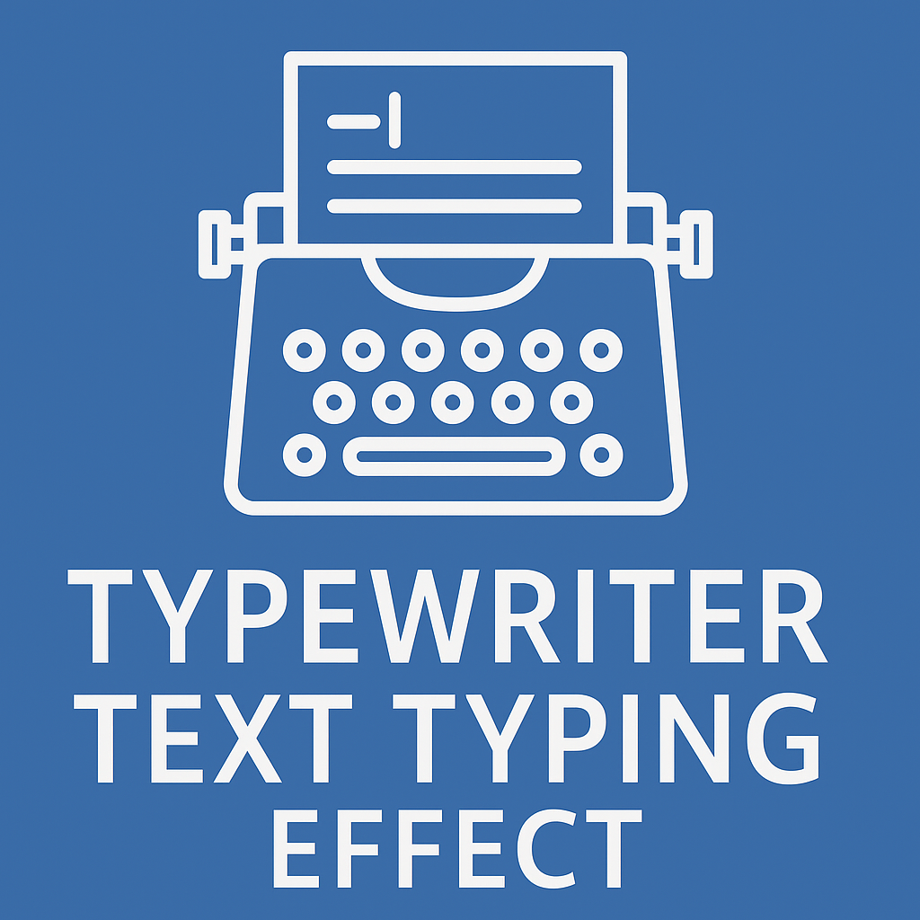Typewriter Text Typing Effect Plugin | Bubble