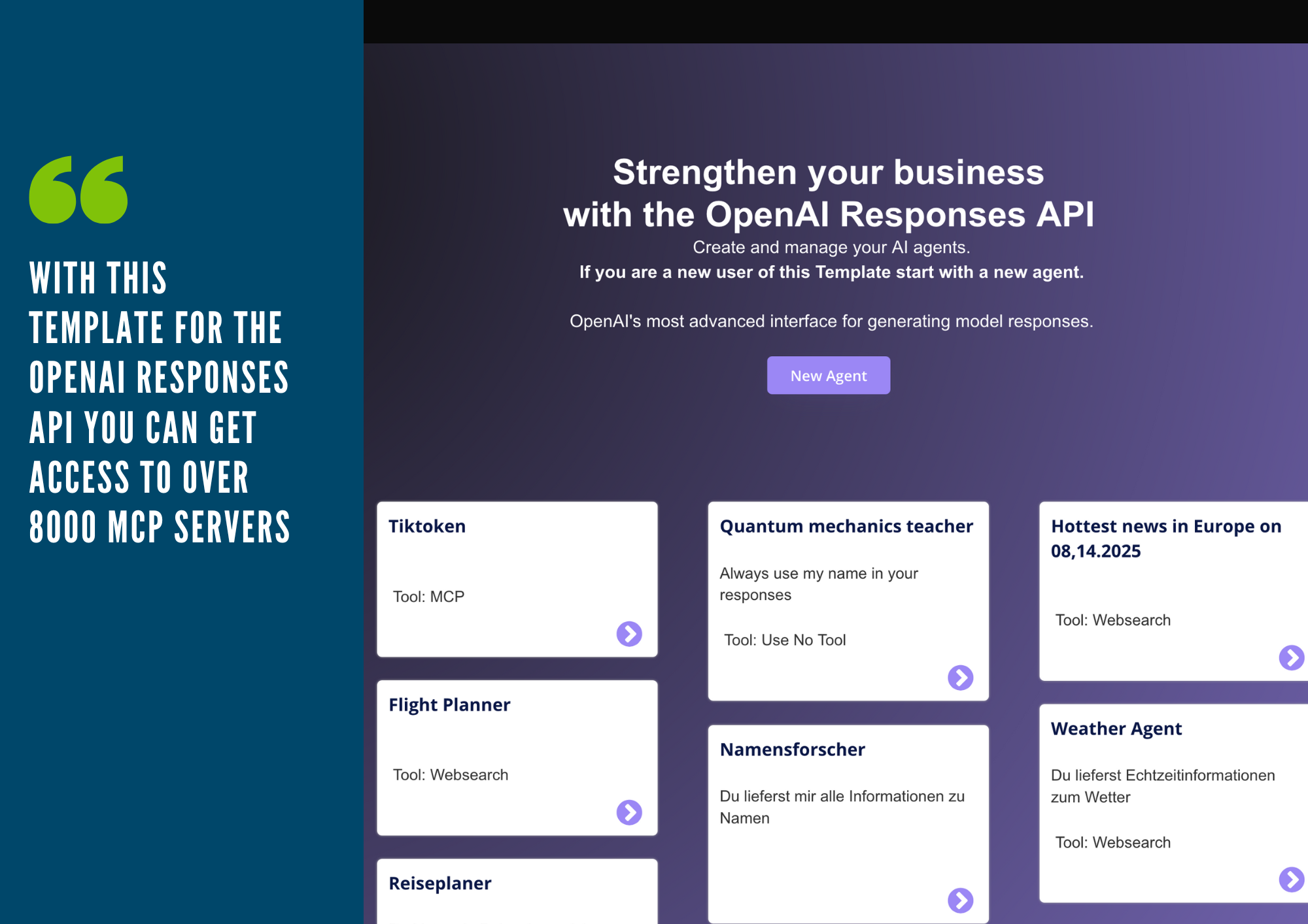 OpenAI Responses API Template | Bubble